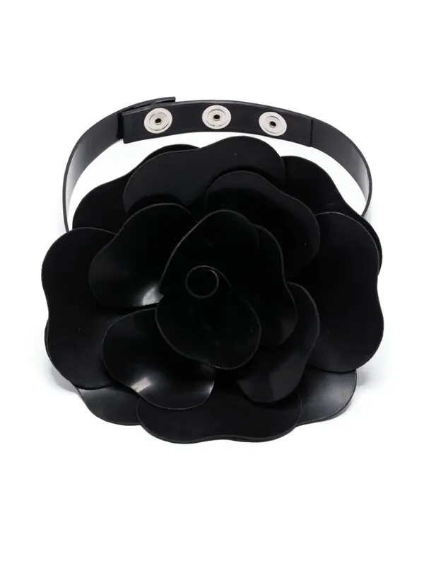 Philosophy Di Lorenzo Serafini Floral-appliqué Choker - Black