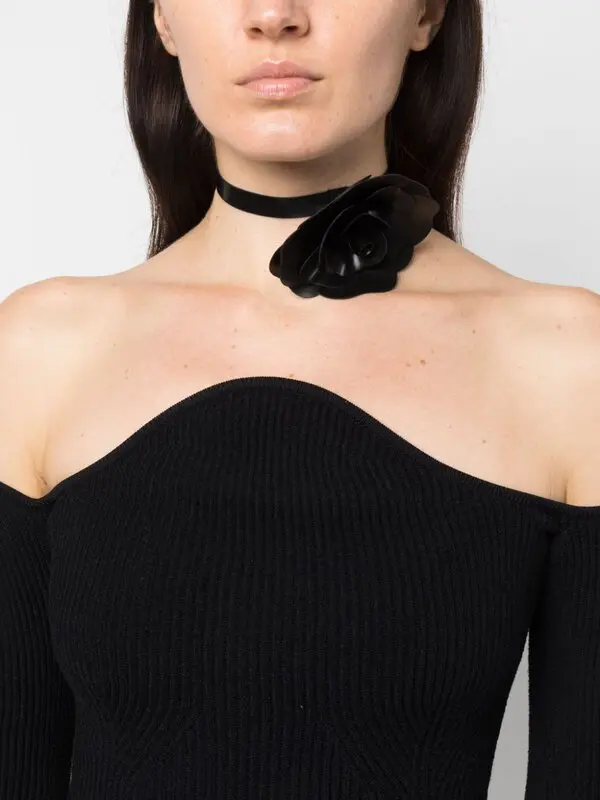 Philosophy Di Lorenzo Serafini Floral-appliqué Choker