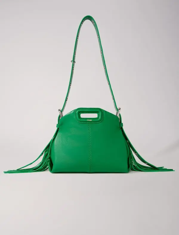 Maje Smooth Leather Mini Miss M Bag