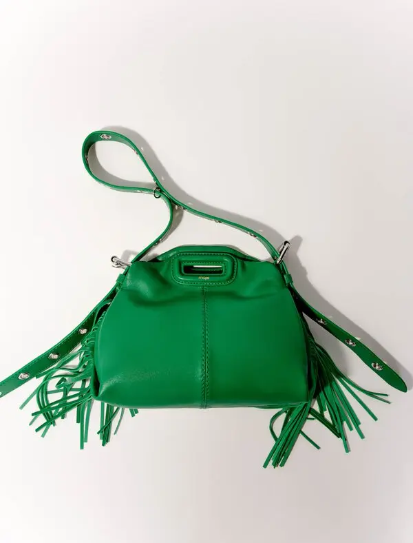 Maje Smooth Leather Mini Miss M Bag