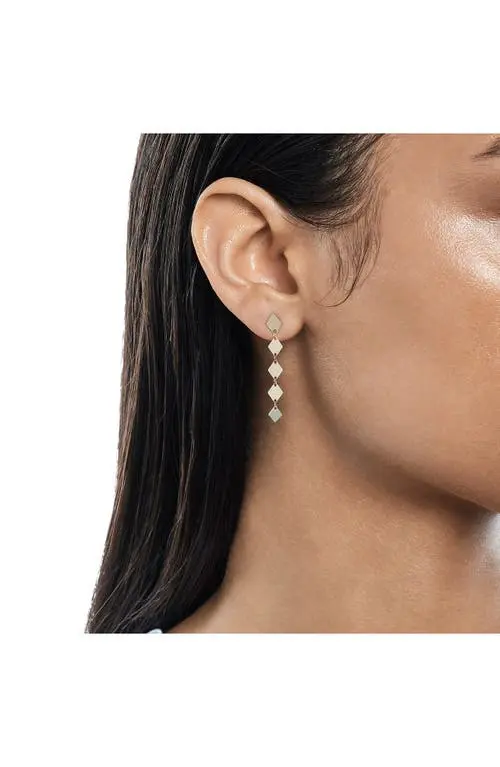 Lana Jewelry 14k Gold Kite Chain Drop Earrings