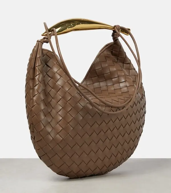 Bottega Veneta Sardine Medium Shoulder Bag - Brown