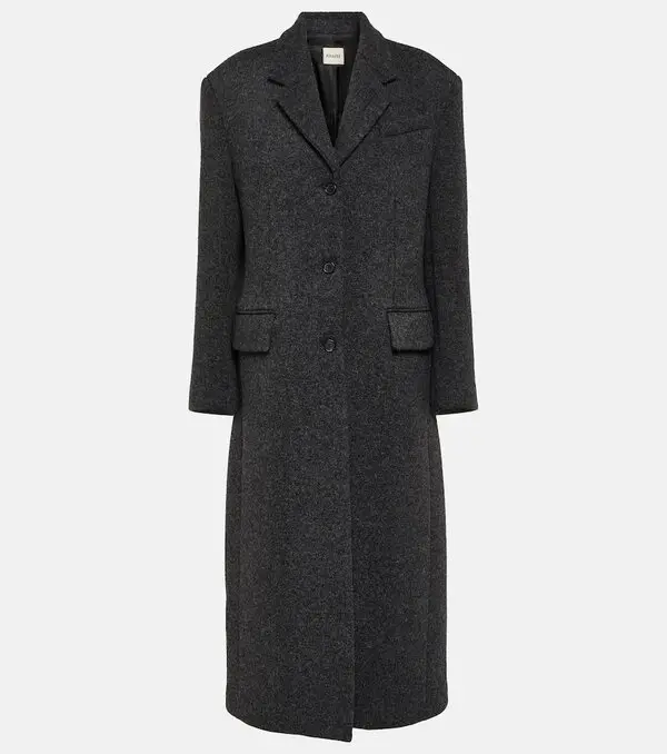 Khaite Bontin Wool-blend Coat - Grey