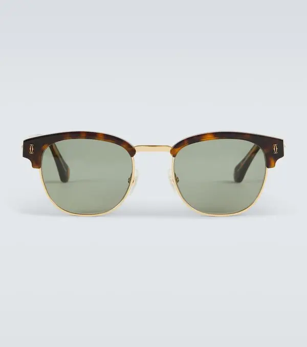 Cartier Première De Browline Sunglasses - Brown
