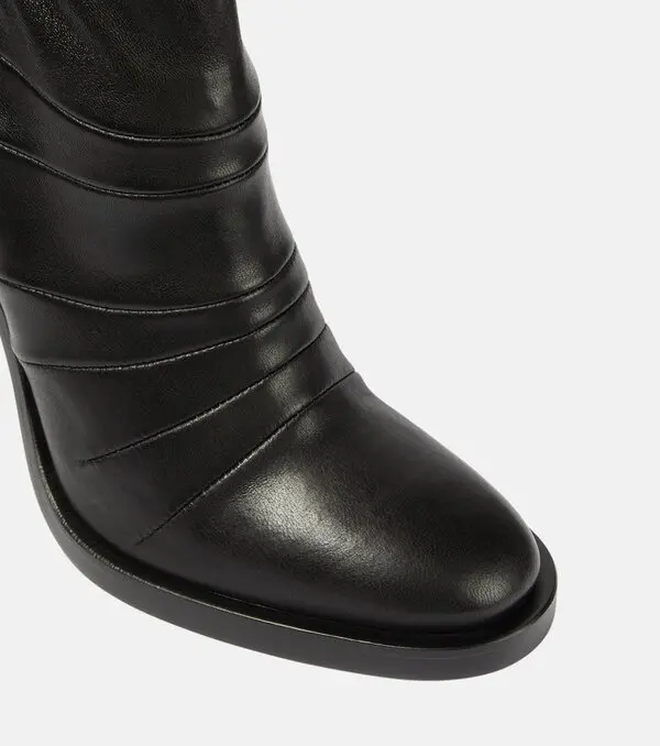 ANN DEMEULEMEESTER Carol Leather Ankle Boots