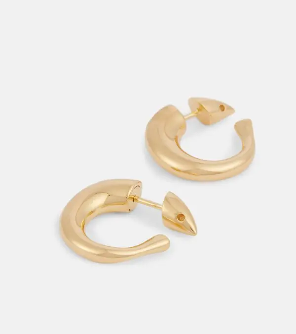 Bottega Veneta Sardine Small 18kt -plated Sterling Silver Earrings