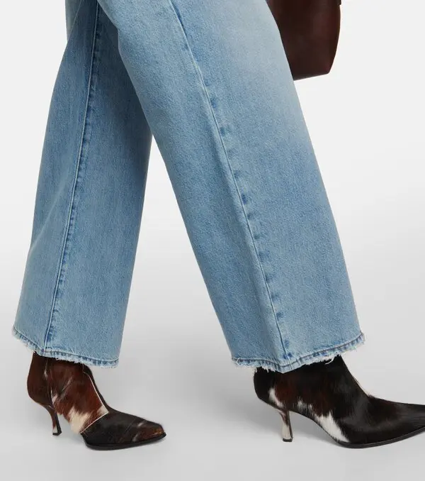 FRAME Le Jane High-rise Wide-leg Jeans