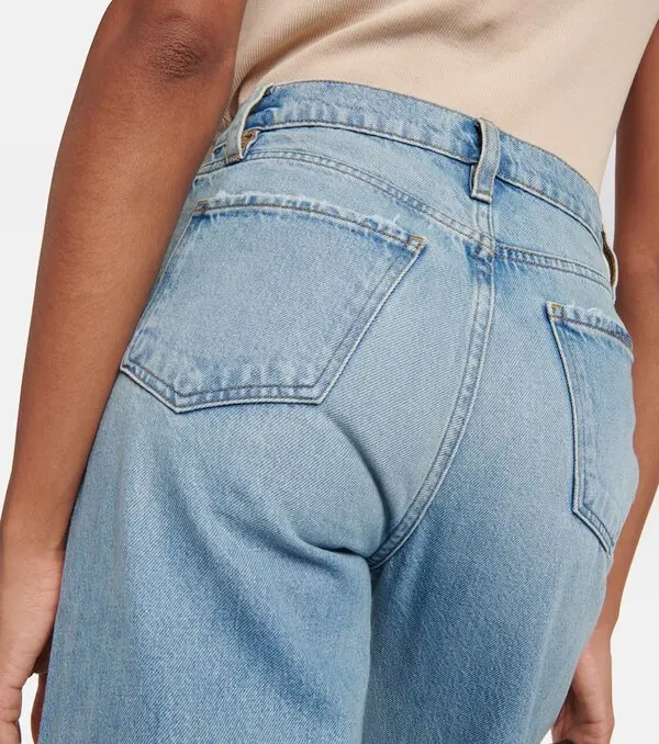 FRAME Le Jane High-rise Wide-leg Jeans