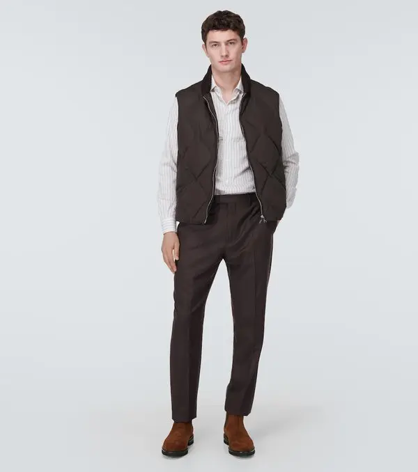 Manolo Blahnik Brompton Suede Chelsea Boots
