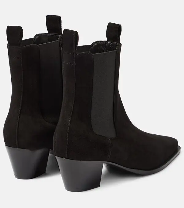 TOTEME The City Ankle Boots - Black
