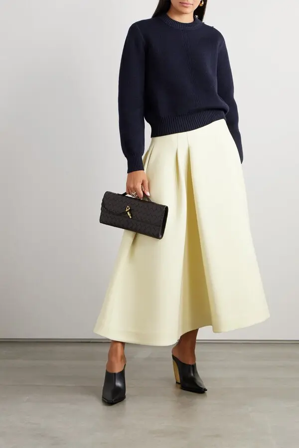 Bottega Veneta Ribbed-knit Wool Sweater - Blue