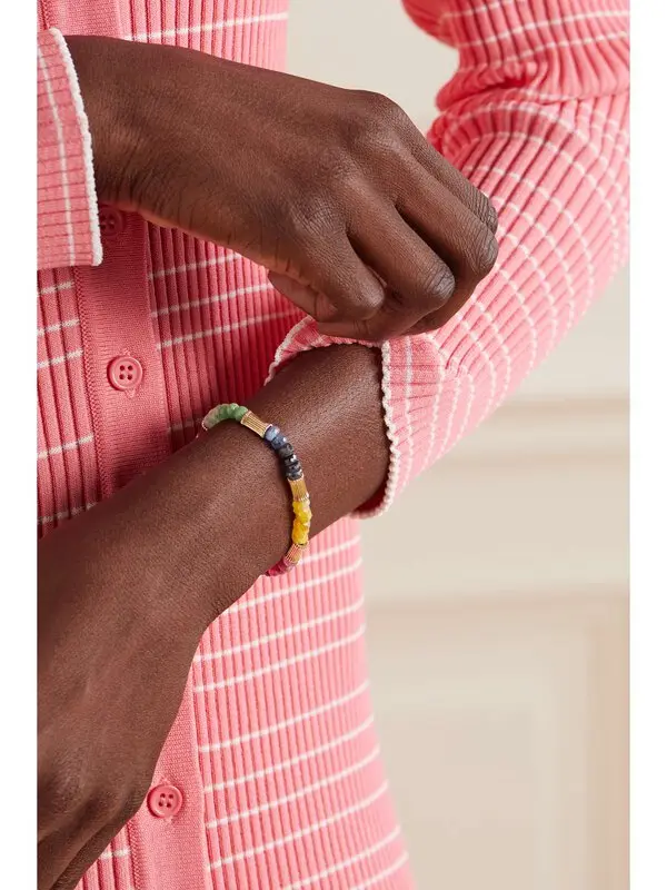 Jia Jia Jumbo Gold Sapphire Bracelet