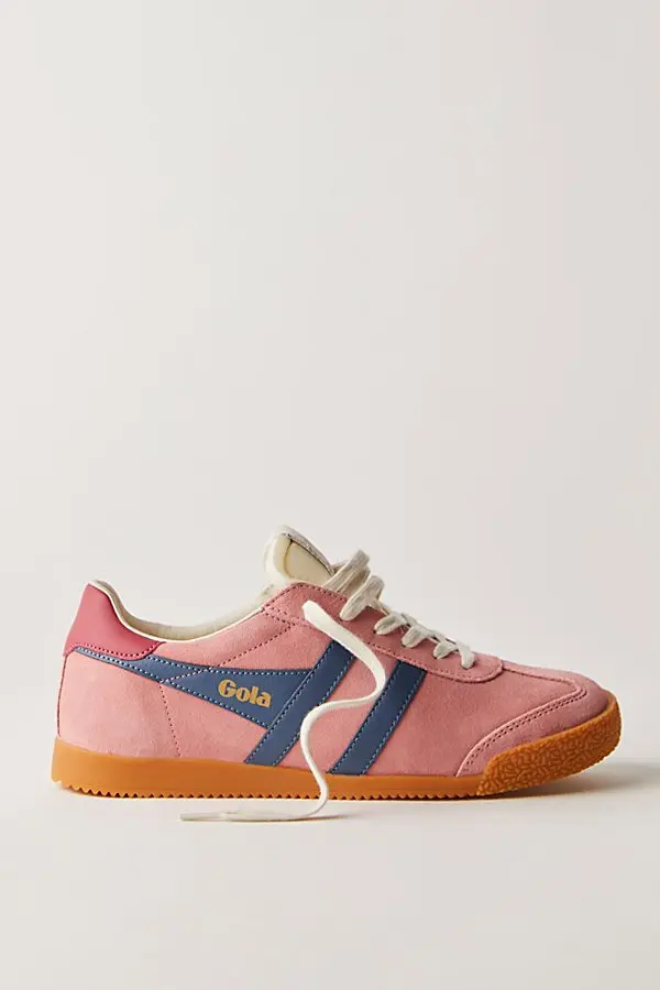 Gola Elan Suede Sneakers - Pink Combo