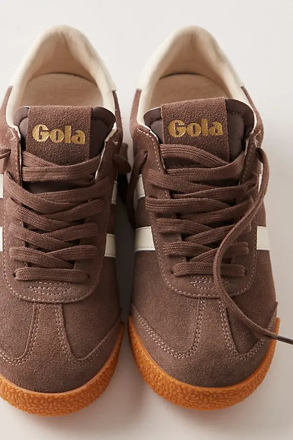 Gola Elan Suede Sneakers - Taupe Grey/off White – Fp Exclusive