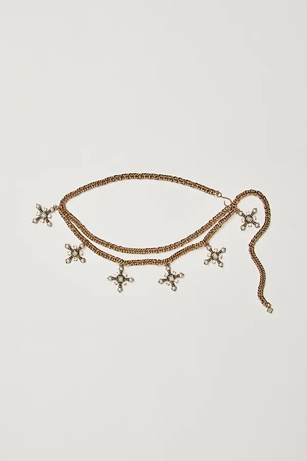 Free People Renaissance Chain Belt - Opalite