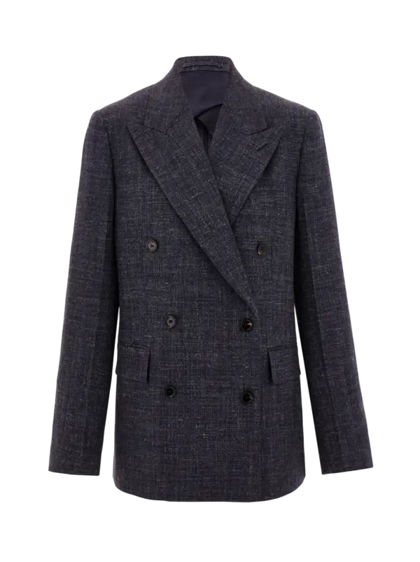 FERRAGAMO Double Breasted Blazer - Blue