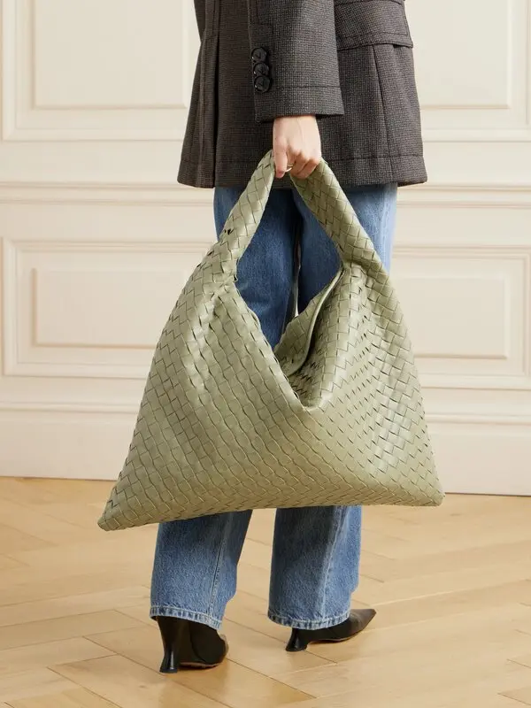 Bottega Veneta Hop Large Shoulder Bag - Green