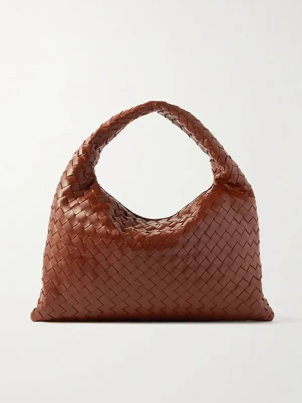 Bottega Veneta Hop Intrecciato Leather Tote