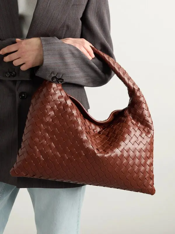 Bottega Veneta Hop Intrecciato Leather Tote