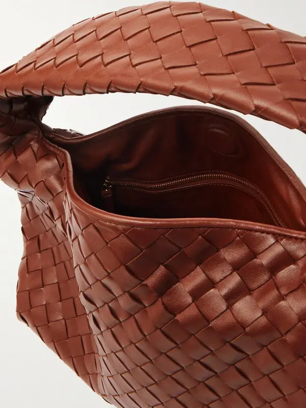 Bottega Veneta Hop Intrecciato Leather Tote