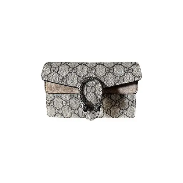 Gucci Dionysus Gg Supreme Super Mini Bag - Tan