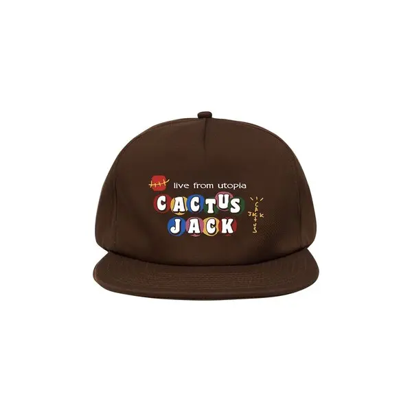 CACTUS JACK BY TRAVIS SCOTT X Mcdonald's Live From Utopia Cap - Brown