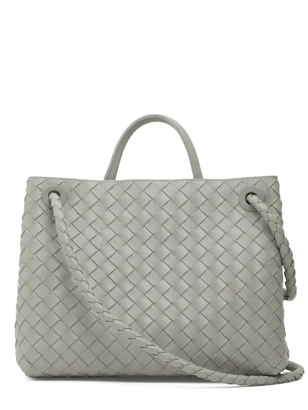 Bottega Veneta Medium Andiamo Leather Top Handle Bag