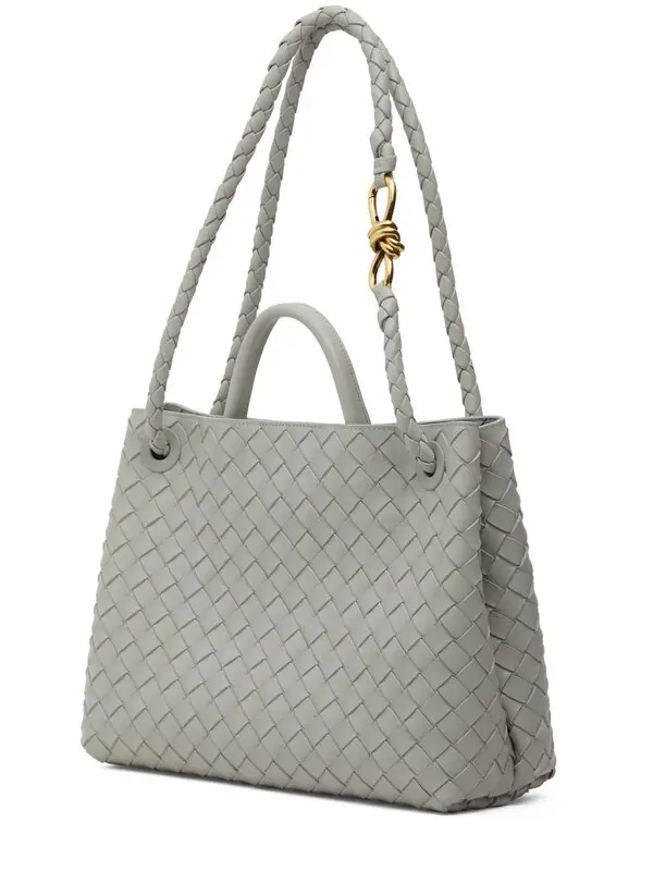 Bottega Veneta Medium Andiamo Leather Top Handle Bag