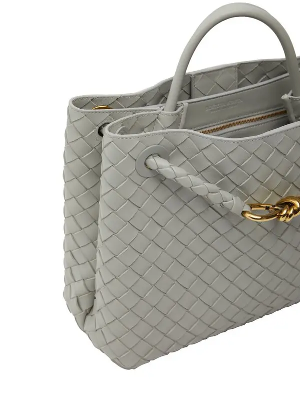 Bottega Veneta Medium Andiamo Leather Top Handle Bag