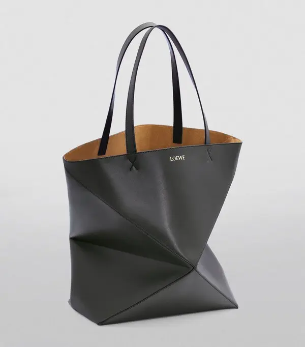 Loewe Fold Puzzle Tote Bag - Black