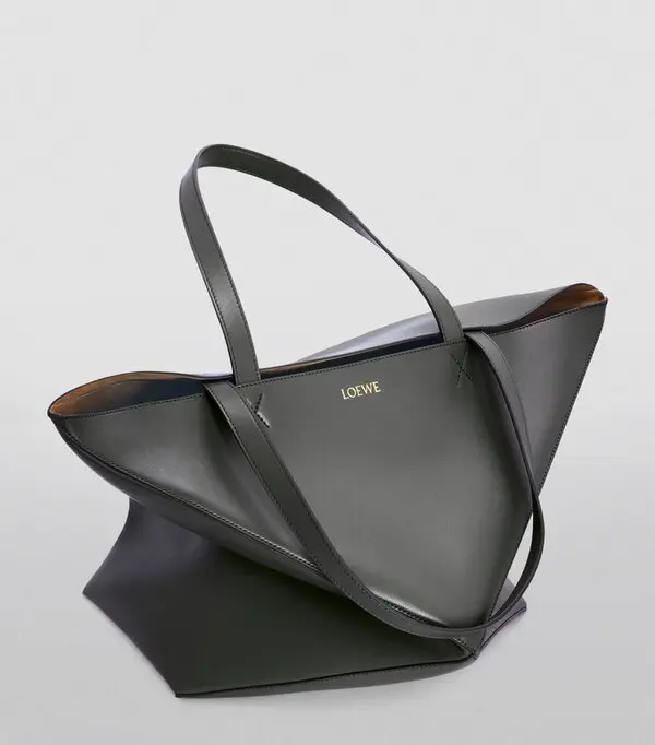 Loewe Fold Puzzle Tote Bag - Black