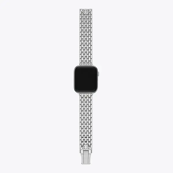 Tory Burch Eleanor Band For Apple Watch - Silver