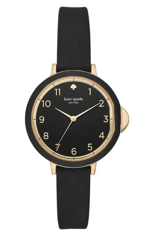 Kate Spade New York Park Row Watch - Black/gold