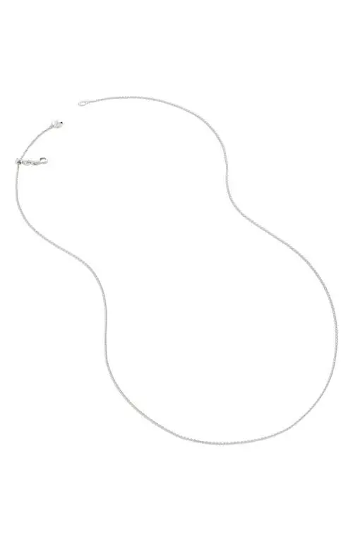 Monica Vinader Fine Chain Necklace - Sterling Silver