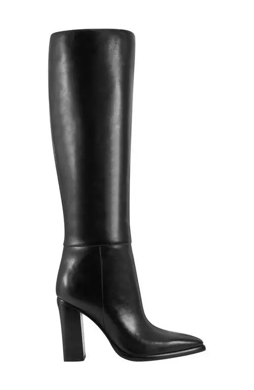 Marc Fisher Lannie Knee High Boots - Black