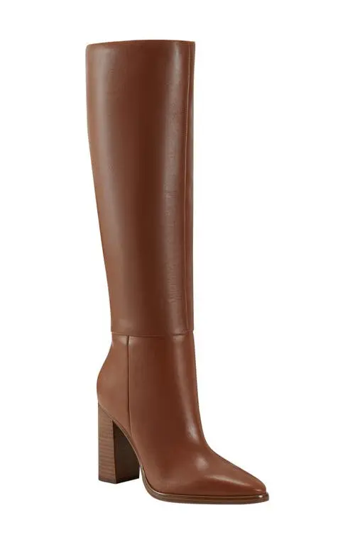 Marc Fisher Lannie Knee High Boots - Medium Natural