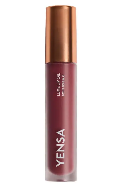 YENSA Luxe Lip Nourishing Oil With Hyaluronic + Vitamin E - On The Mauve