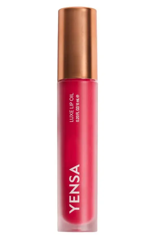 YENSA Luxe Lip Nourishing Oil With Hyaluronic + Vitamin E - Power Pink