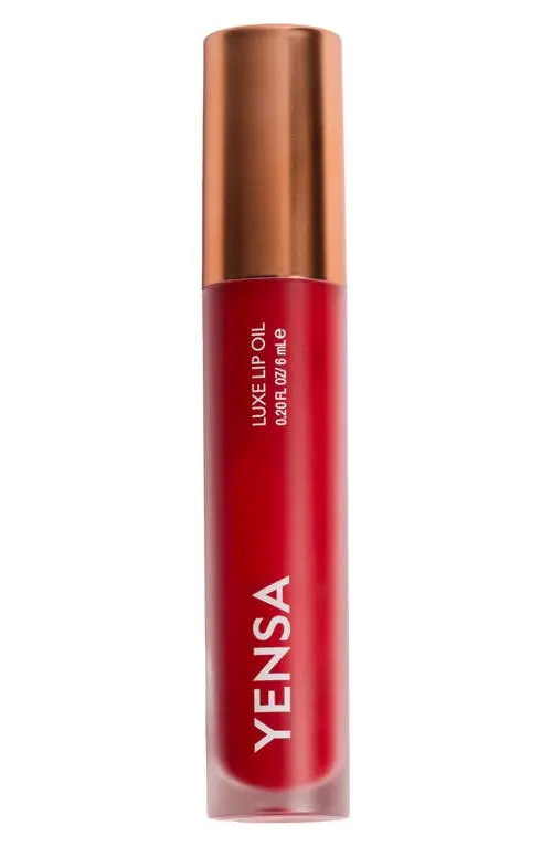 YENSA Luxe Lip Nourishing Oil With Hyaluronic + Vitamin E - Rising Ruby