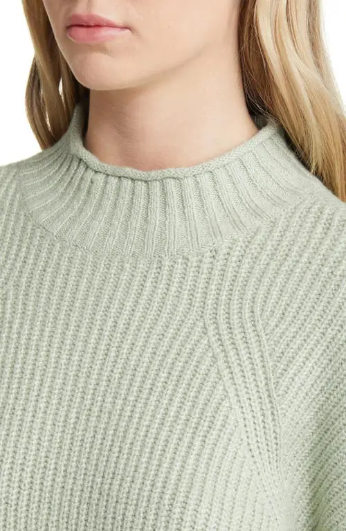 Bp. Mock Neck Sweater - Green Desert