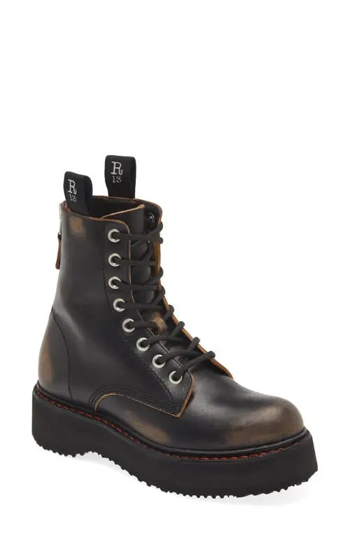 R13 Platform Combat Boots