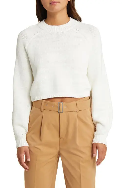 OPEN EDIT Open Back Crewneck Sweater