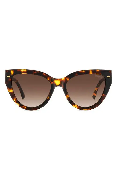 Carrera Eyewear Cat Eye Sunglasses - Havana/brown Gradient