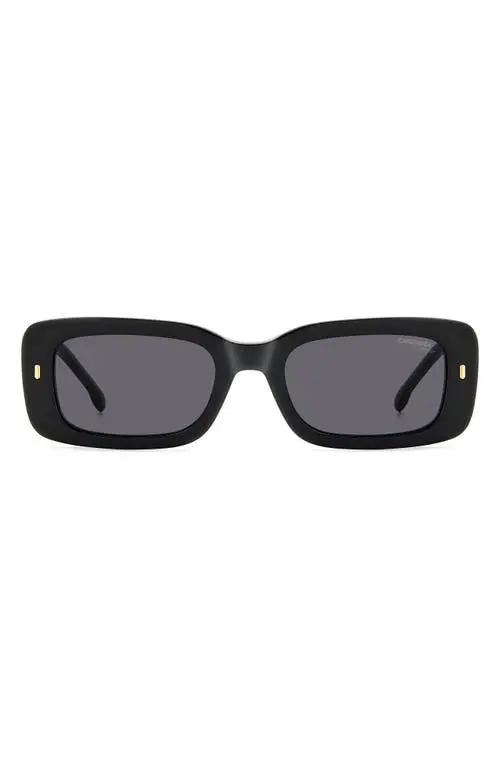 Carrera Eyewear 53mm Gradient Rectangular Sunglasses - Black/grey