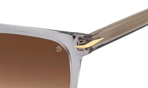 DB EYEWEAR BY DAVID BECKHAM 56mm Square Sunglasses - Grey