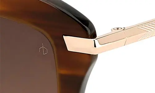 Rag & Bone 53mm Cat Eye Sunglasses - Brown Horn/Brown  display picture 2