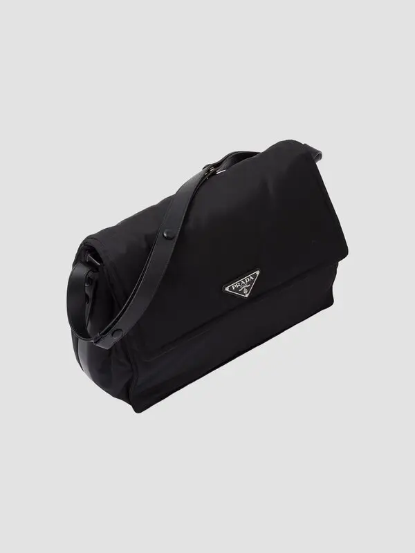 Prada Re-nylon Padded Shoulder Bag - Black