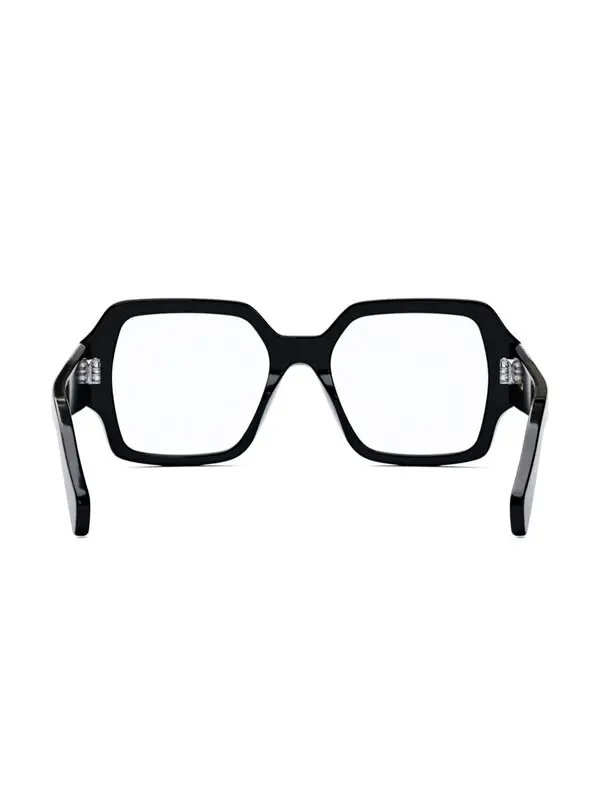 Celine Triomphe 52mm Square Optical Eyeglasses - Black