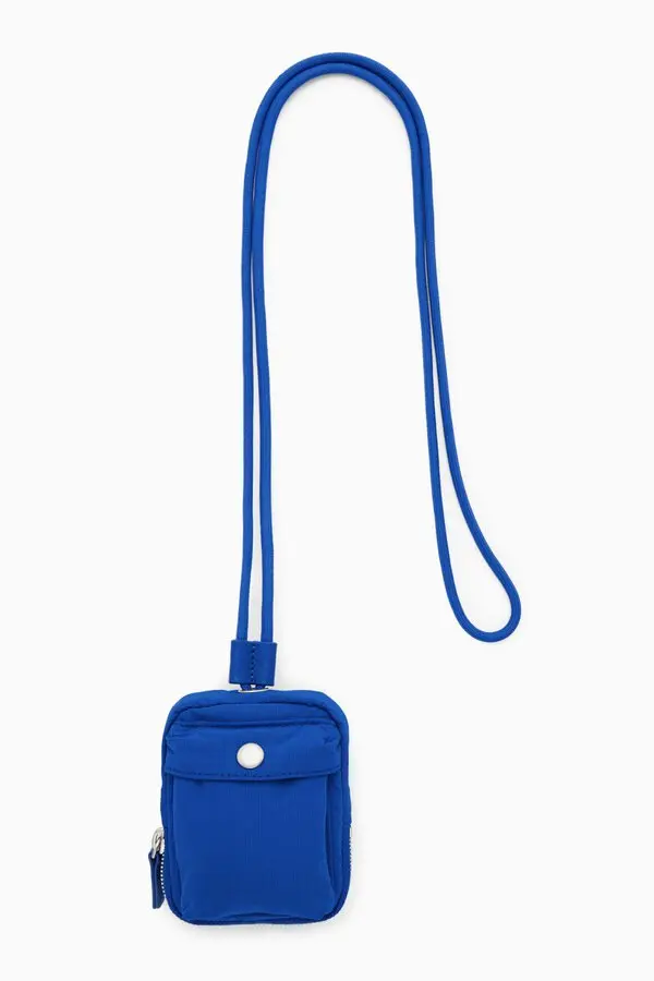 Cos Mini Crossbody Nylon Pouch - Blue