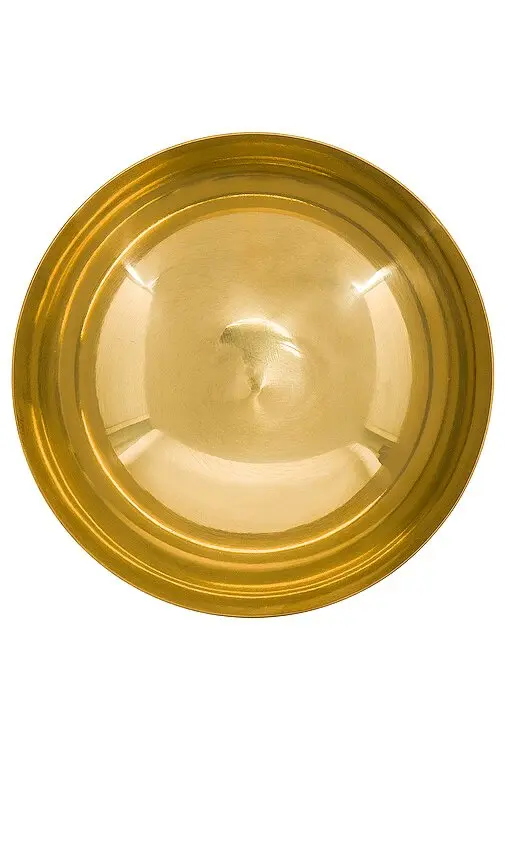 HAWKINS NEW YORK Essential Medium Footed Bowl In Metallic Gold